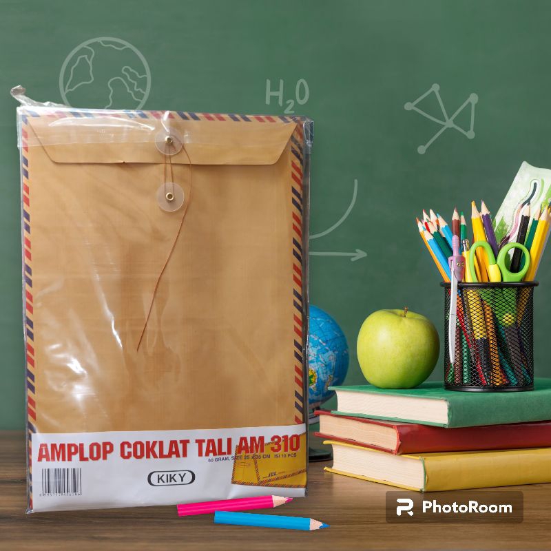 Jual Amplop coklat Tali 310/ Amplop coklat folio Tali per pak 10lbr ...