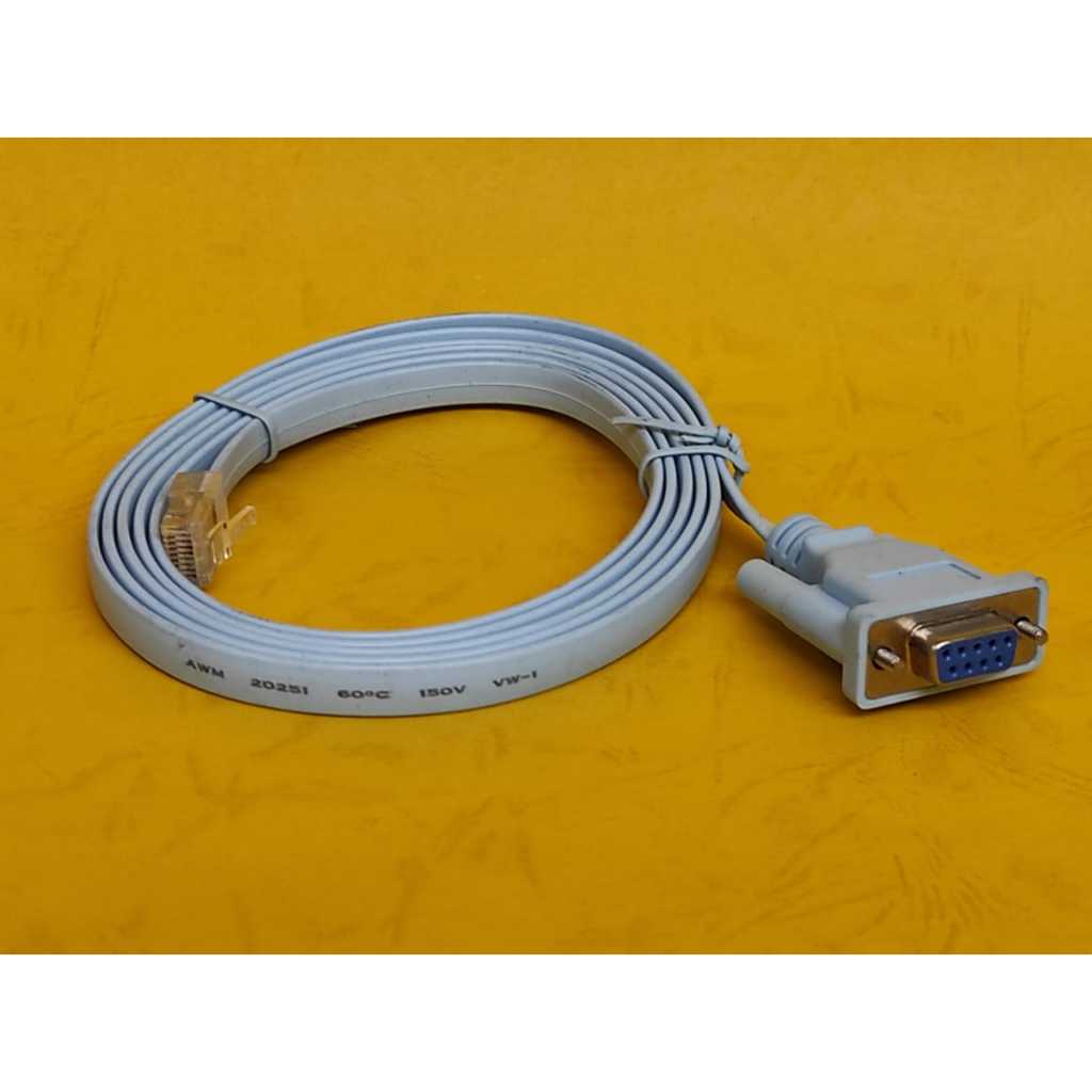 Jual Kabel Serial db9 to rj45 / Cabel Console Cisco Serial to rj45 ...