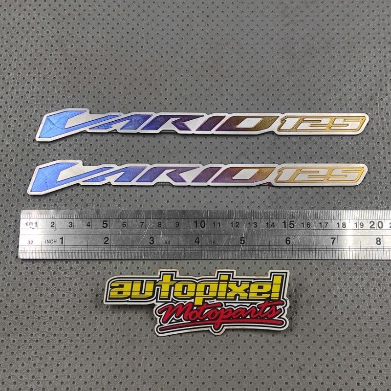 Jual Emblem vario125 titanium emblem titan vietnam (sepasang) | Shopee ...