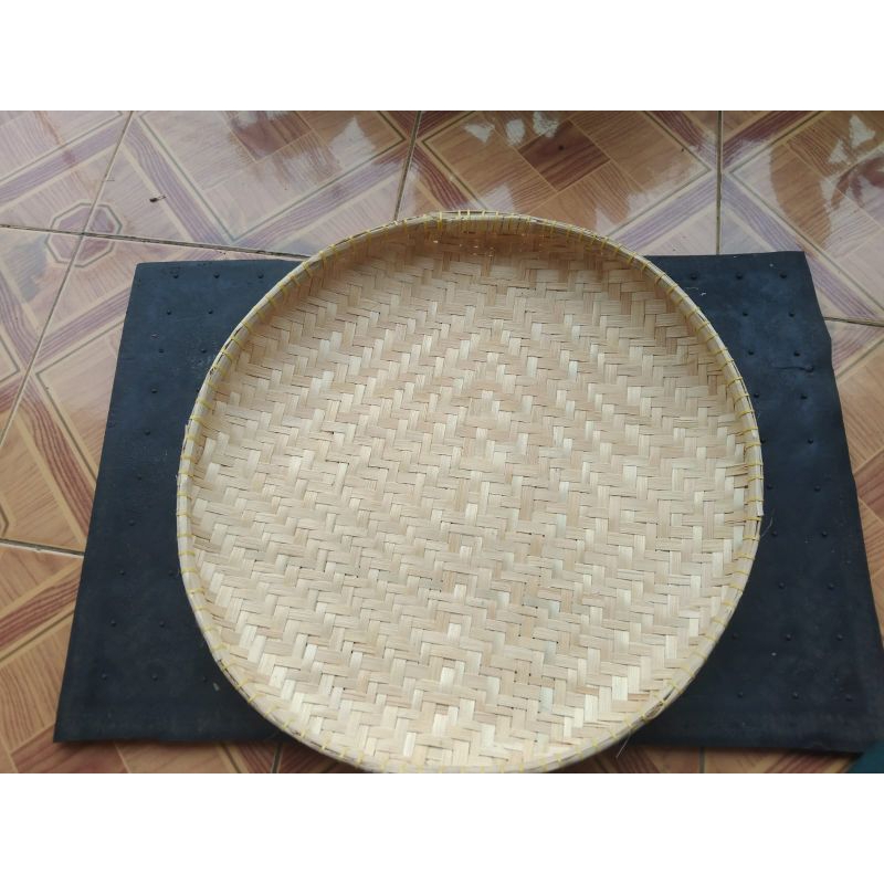 Jual tampah bambu ukuran 45cm nyiru nampah tumpeng | Shopee Indonesia