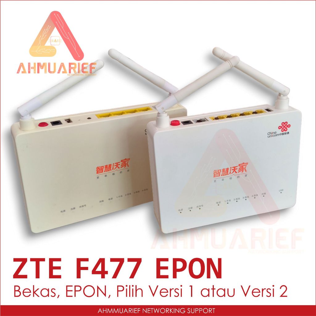Jual ONT EPON ONU ZTE ZXHN F477 ACCESS POINT WIRELESS WIFI BUKAN F450 ...