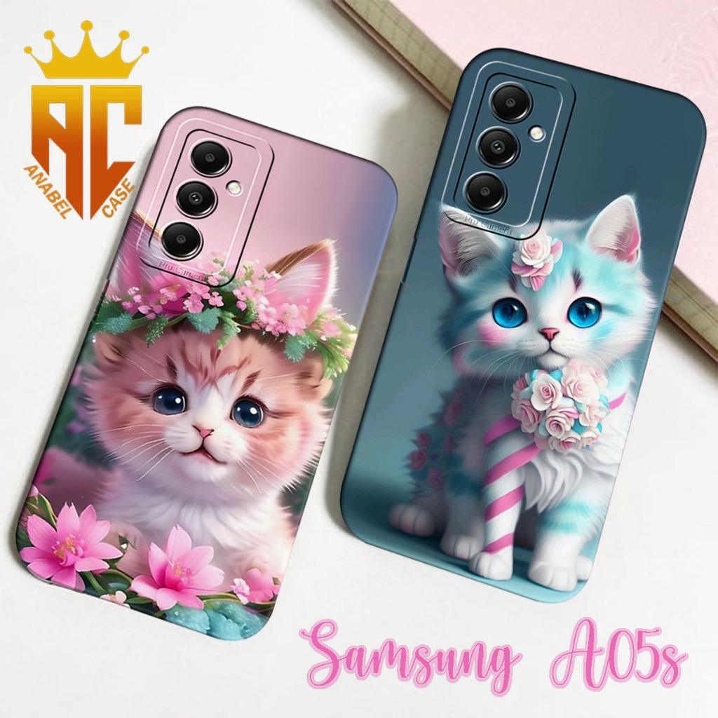 Jual Softcase Samsung A05s 4G 2023 Motif Cat Cute - Case Cantik - Case ...