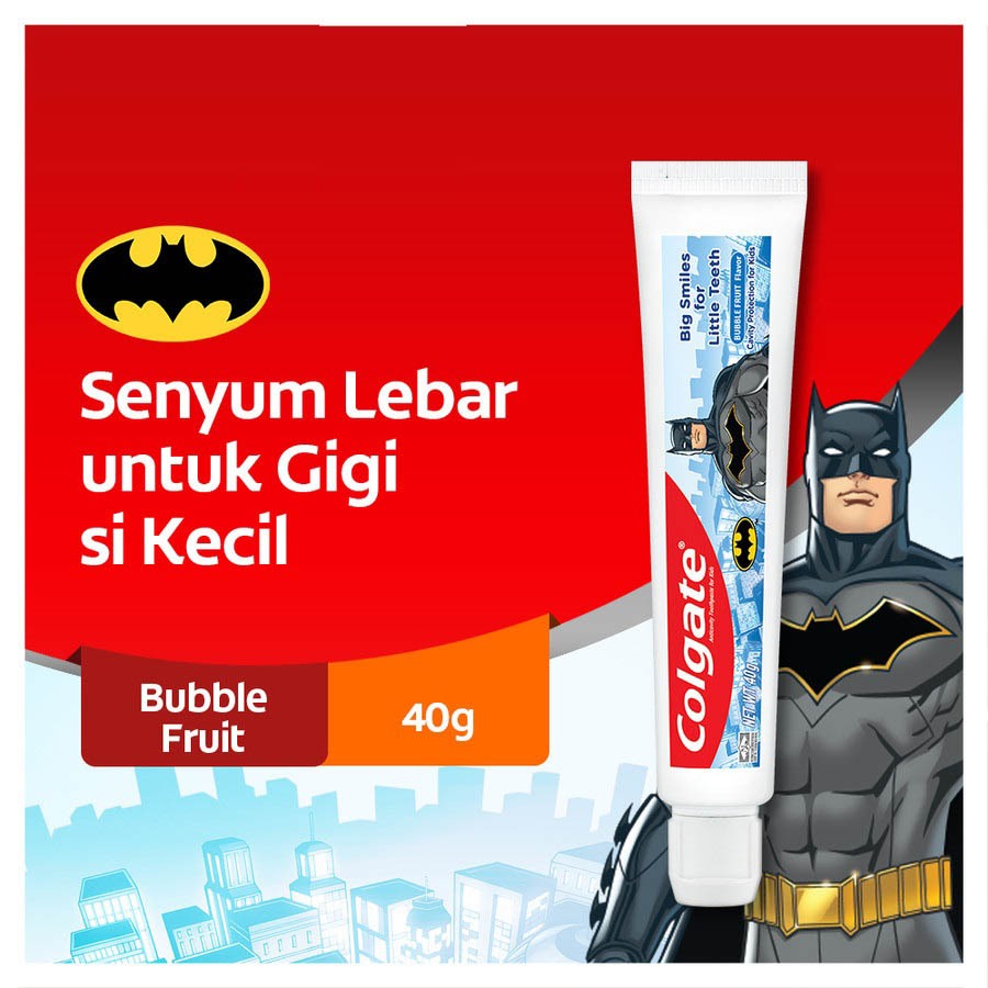 Jual Colgate Kids Batman Toothpaste/Pasta Gigi 40gr | Shopee Indonesia