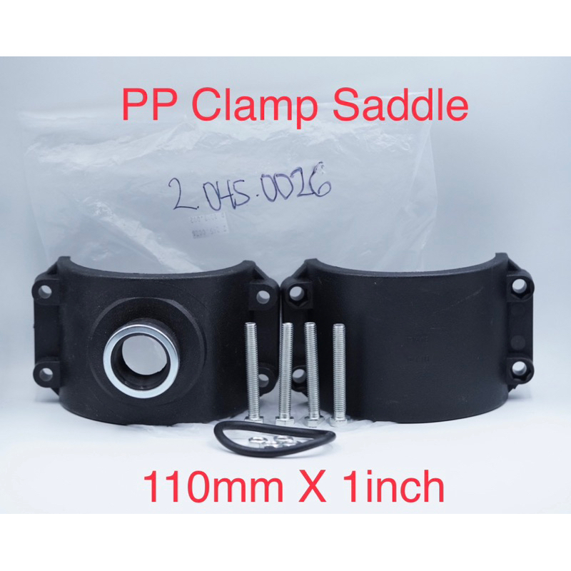 Jual Clamp Saddle PP Klem Sadle 110 mm x 1 inch 110mm x 1” Fitting ...