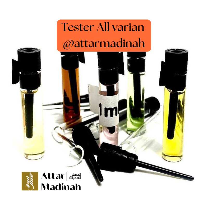 Jual Paket tester 1ml all varian parfum attar madinah, parfum original ...