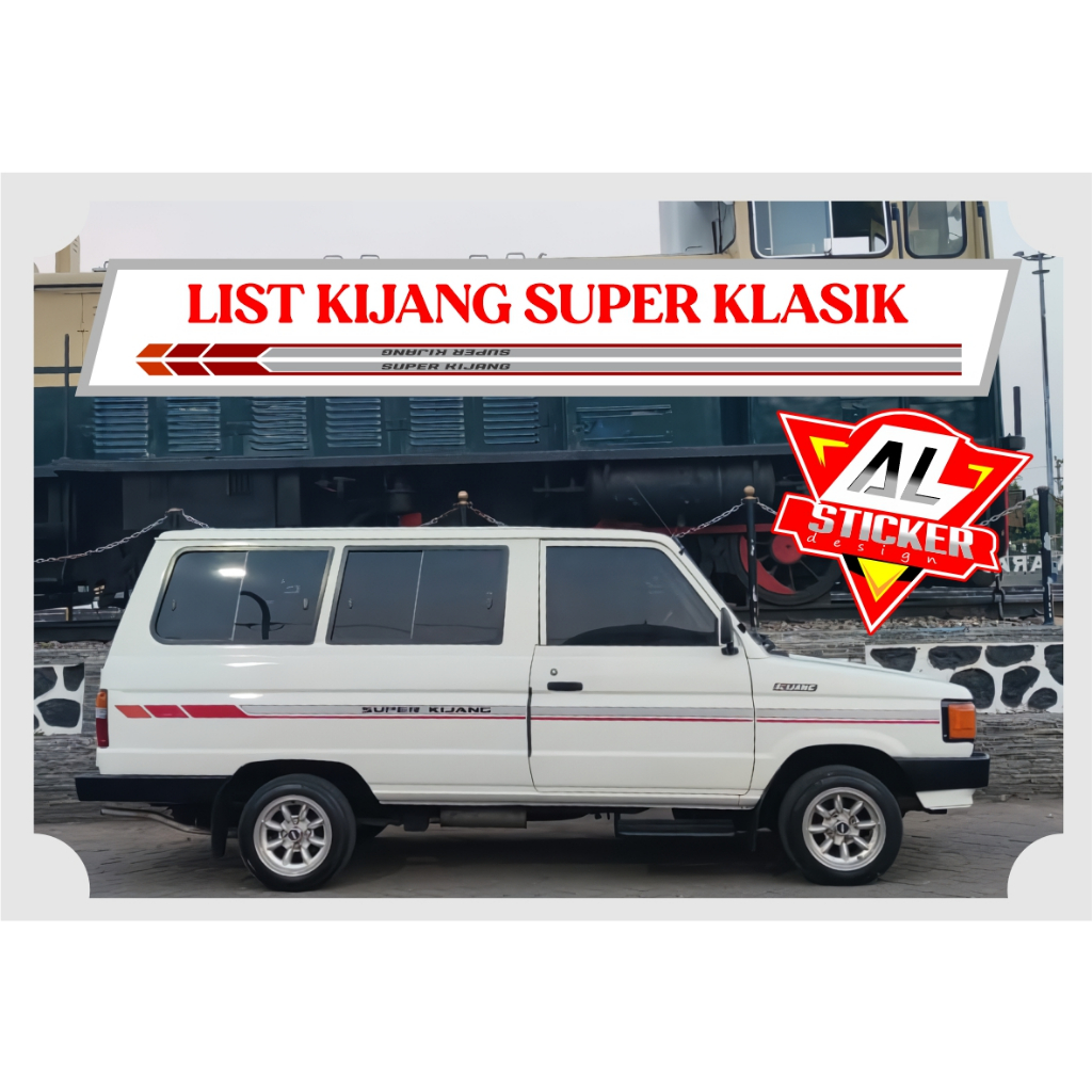 Jual LIST STIKER KIJANG SUPER ORIGINAL (1 PCS) 1 SISI | Shopee Indonesia