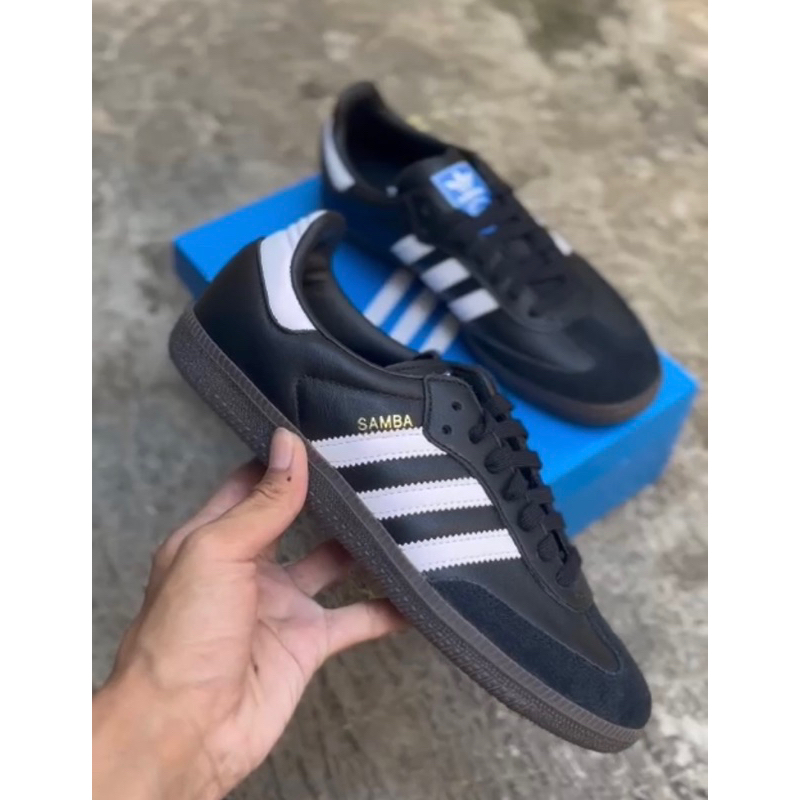 Jual ADIDAS ORIGINAL SAMBA OG BLACK | Shopee Indonesia