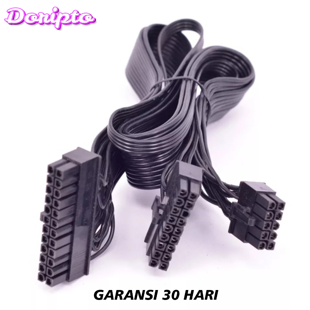Jual Kabel PSU Power Supply Modular MSI Corsair Flat Cable 18+10 Pin ke ...