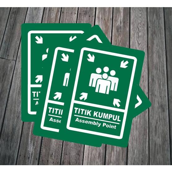 Jual Akrilik sign Titik Kumpul / Assembly Point 20x30 2mm | Shopee ...