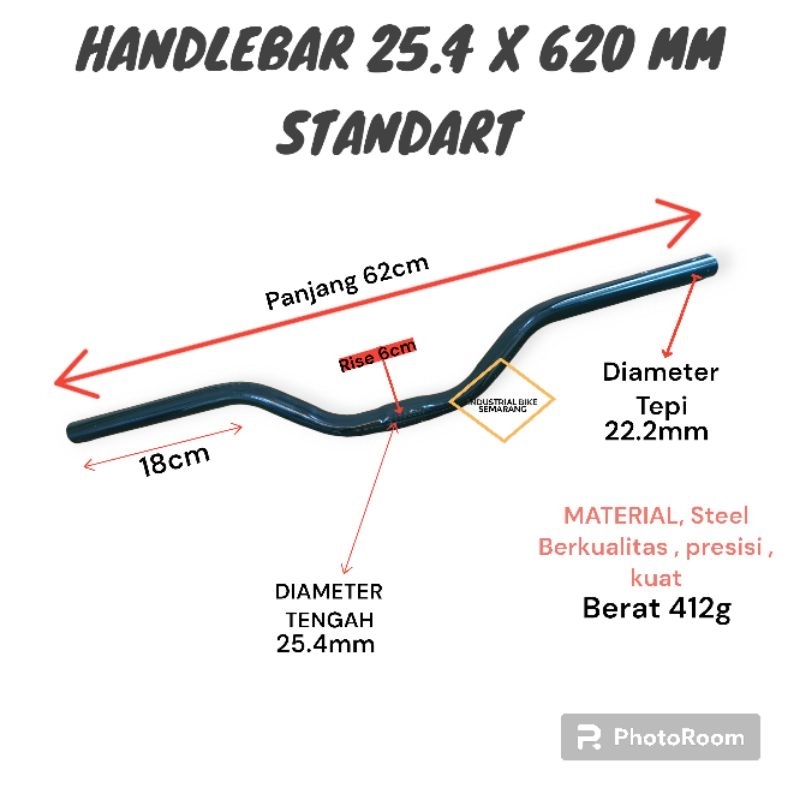 Jual 《620 x 25.4 MM》Handlebar Stang Setang Sepeda Federal Fixie Lipat ...