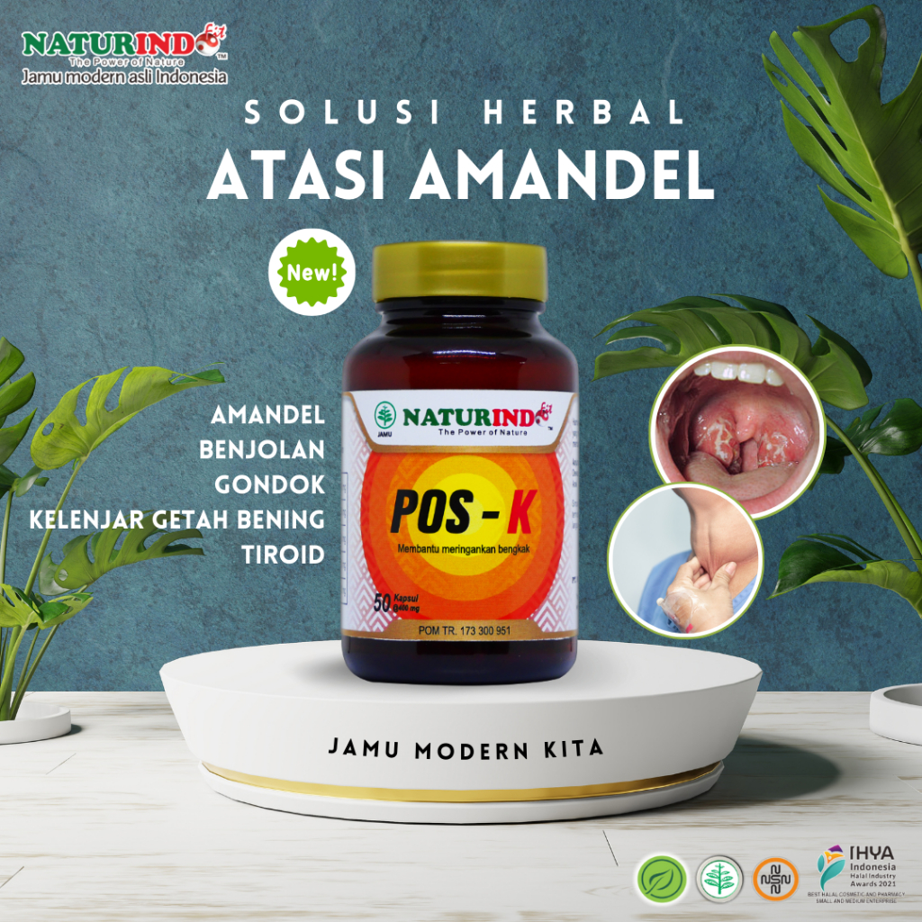 Jual Obat Herbal Amandel Gondok Tiroid Hipertiroid Benjolan di Leher ...