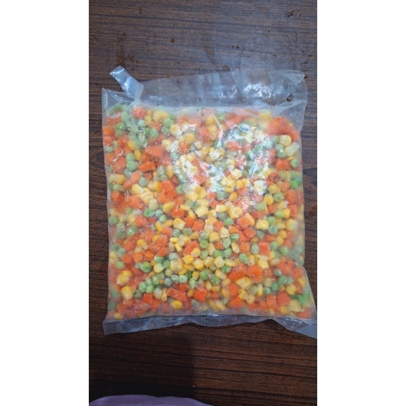Jual vegetable mix sayuran frozen 1kg 4ways | Shopee Indonesia