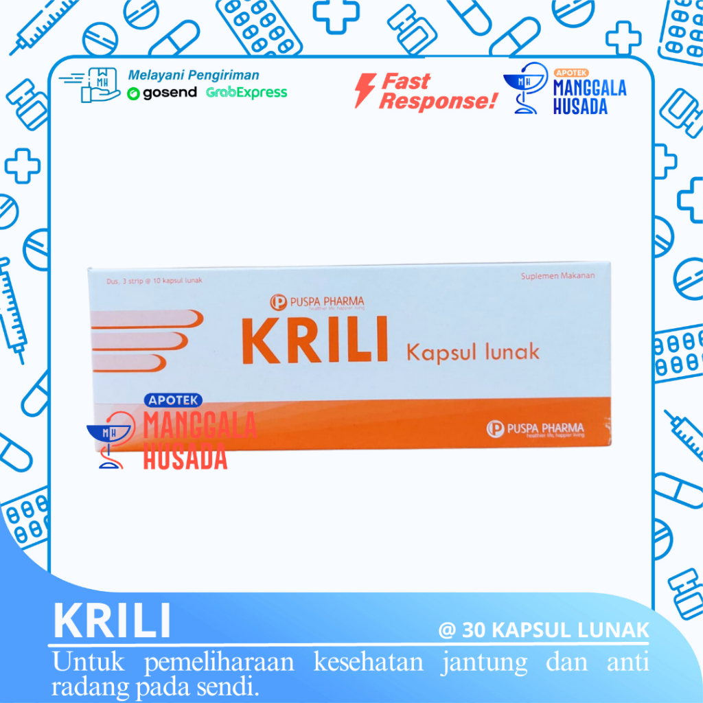 Jual KRILI SUPLEMEN PER BOX @ 30 KAPSUL LUNAK | Shopee Indonesia