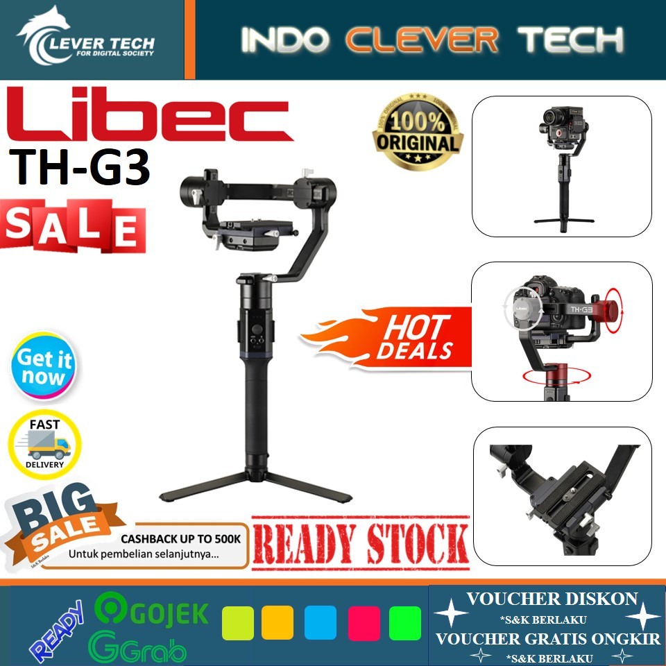 Jual Libec TH-G3 Multi-Action Gimbal Original | Shopee Indonesia