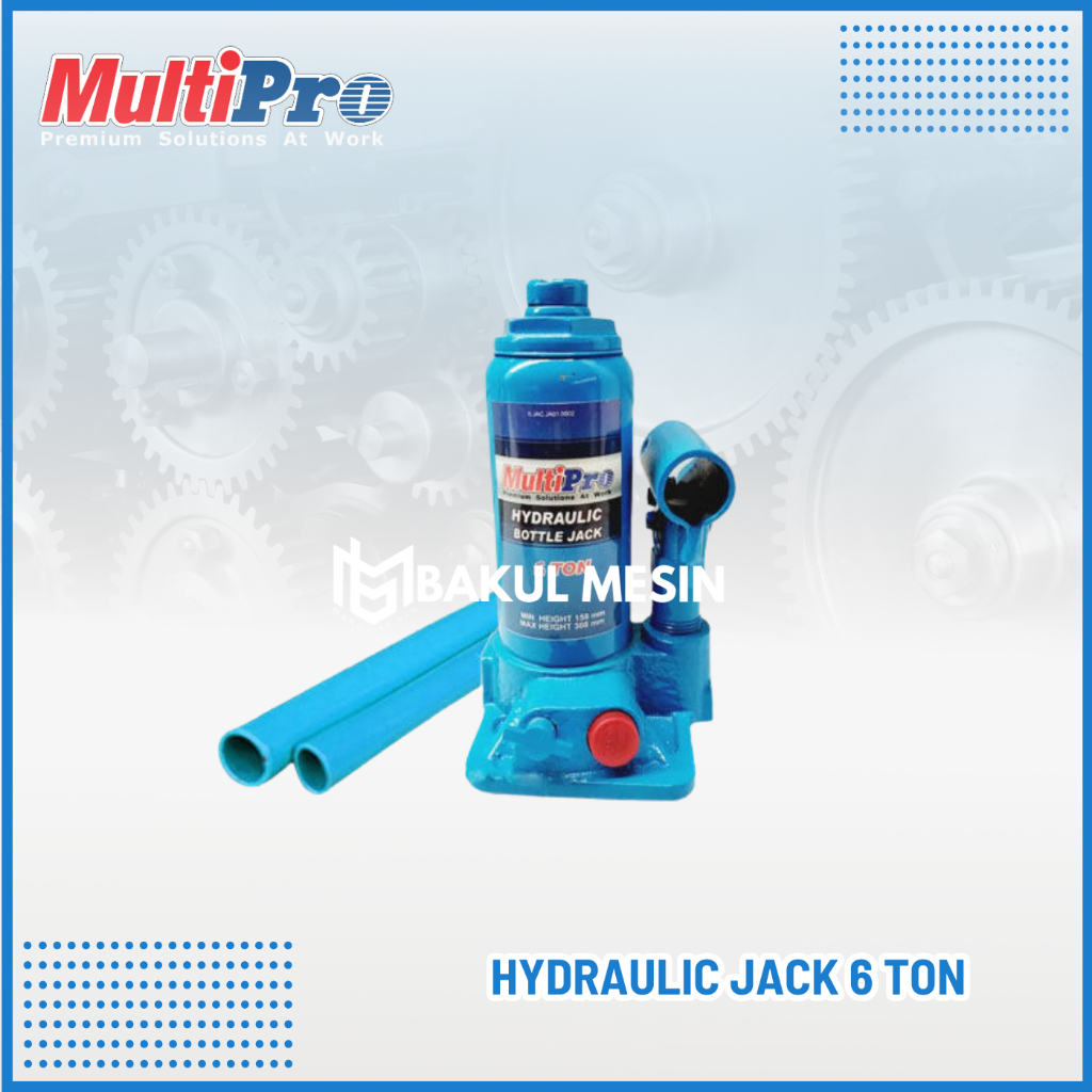 Jual MULTIPRO Bottle Jack Dongkrak Botol 6Ton MULTIPRO hydraulic jack 6 ...
