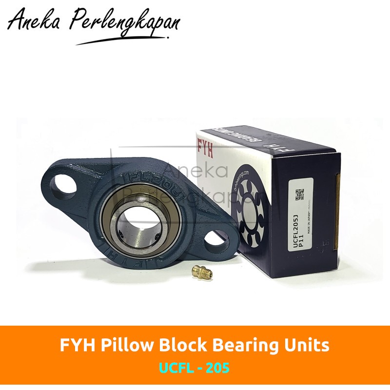 Jual Flanged Block Bearing Unit UCFL 205 - As 25mm FYH Japan | Shopee Indonesia
