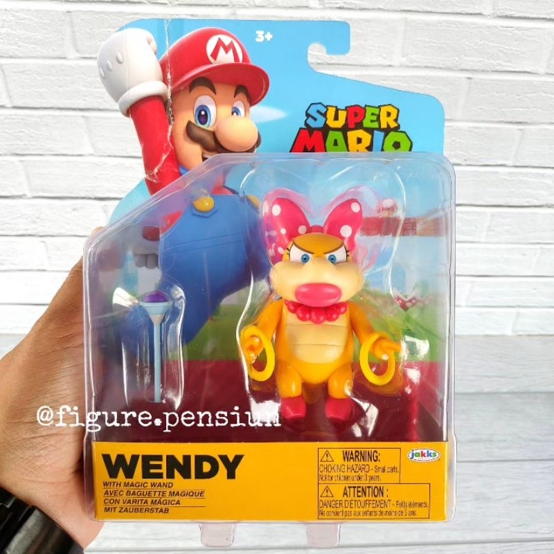 Jual JAKKS PACIFIC WENDY WITH MAGIC WAND MARIO SUPER MARIO BROS 4 inch ...