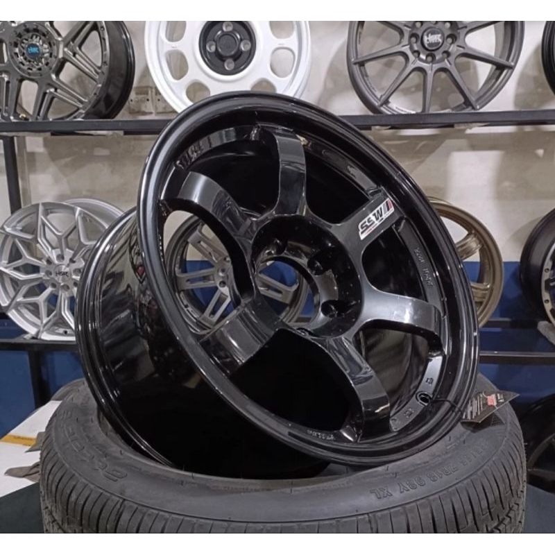Jual velg Racing TE37 SSW Ring 18 Mobil Pajero Fortuner Hilux Dll | Shopee Indonesia