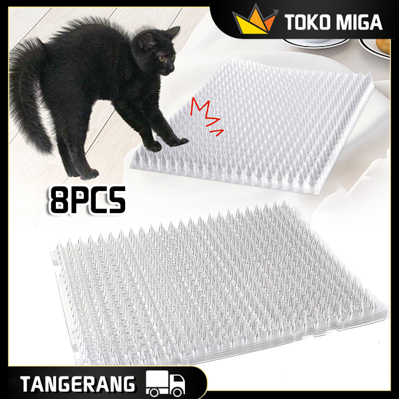 Jual Paku Plastik Anti Kucing PET Mat Paku Pagar Dinding Usir Kucing ...