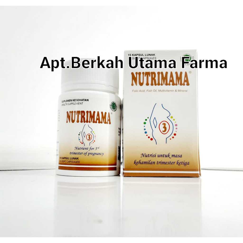 Jual Nutrimama 3 Btl Isi 15 Kapsul | Shopee Indonesia