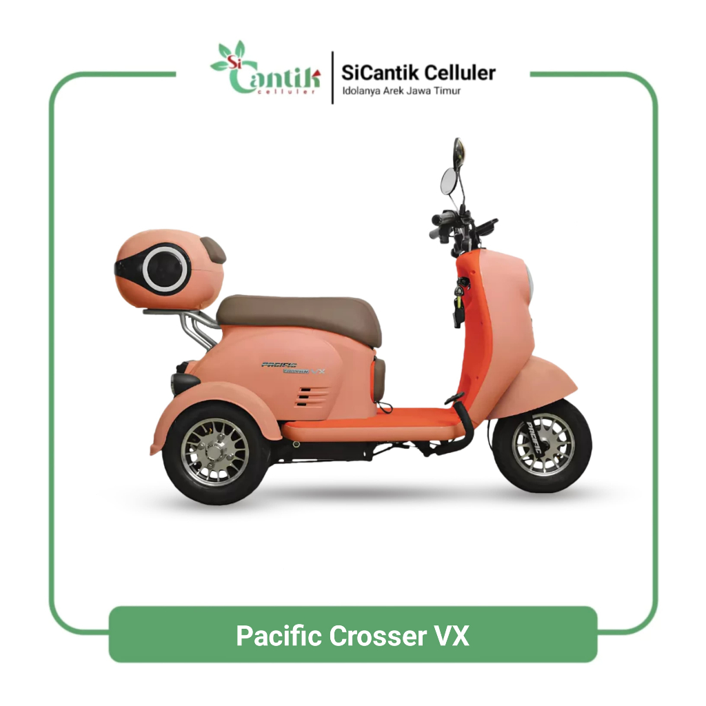 Jual Sepeda Listrik Pacific Crosser VX Roda 3 | Shopee Indonesia