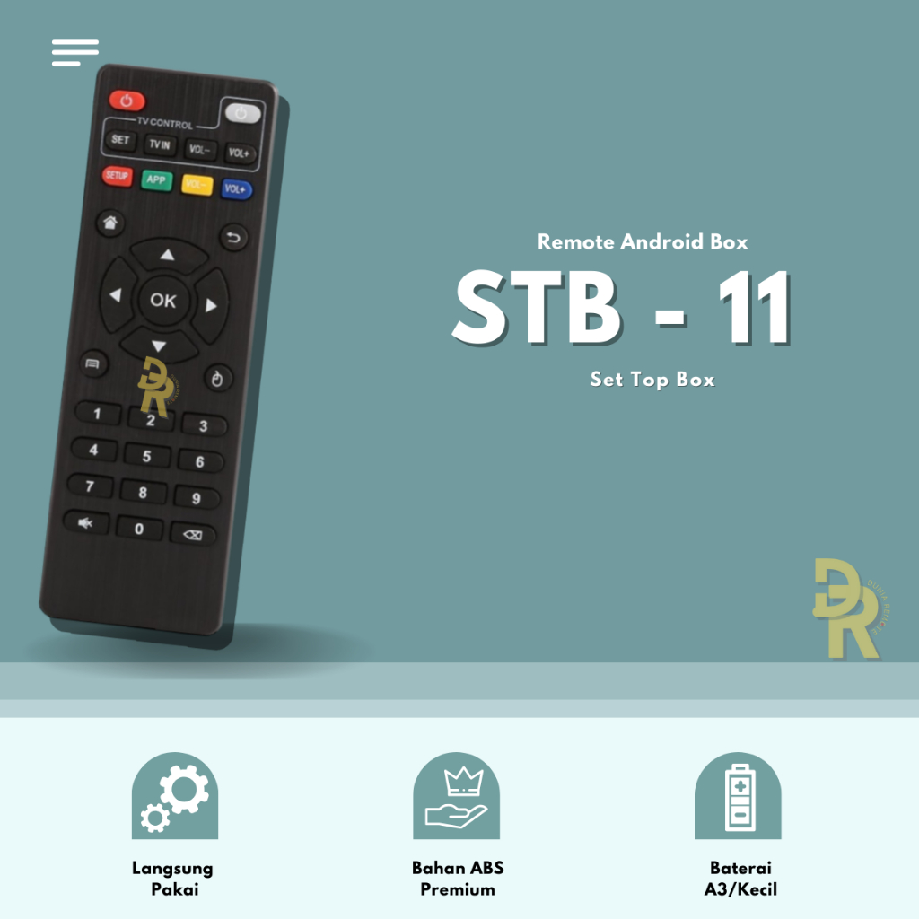 Jual Remot Remote ANDROID TV BOX MULTI STB-11 ALL TYPE MXQ MX10 H96 V88 ...