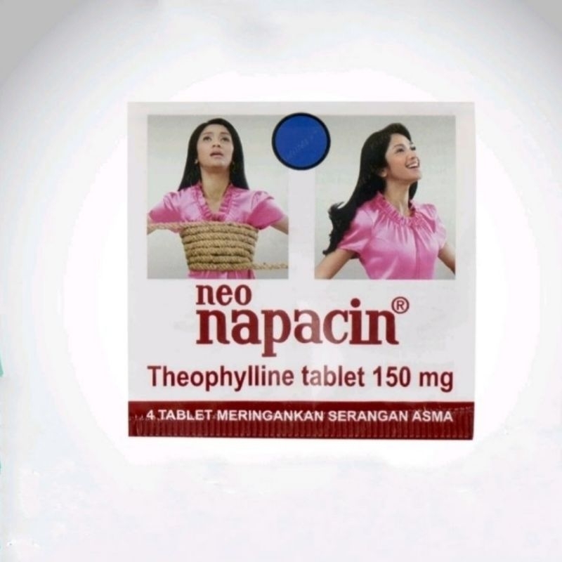Jual NEO NAPACIN - Obat Asma atau Sesak Napas (1 strip - 4 tablet ...