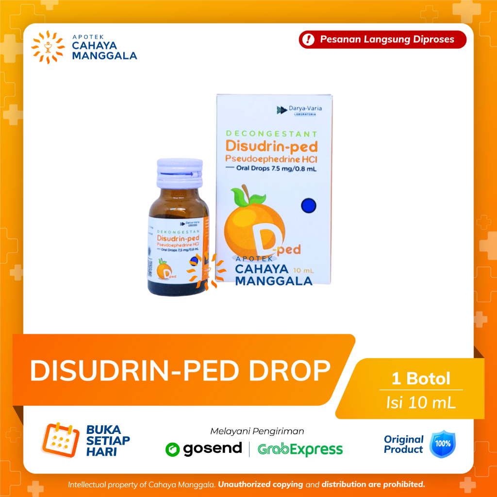 Jual DISUDRIN-PED ORAL DROPS 10 ML | Shopee Indonesia