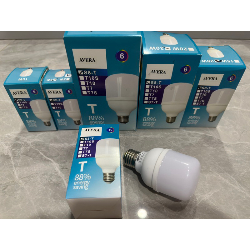 Jual (SP) AVERA LAMPU LED 15W BULD LIGHT CAPSULE 15 WATT PUTIH SUPER TERANG S8 HEMAT ENERGI 88% ...