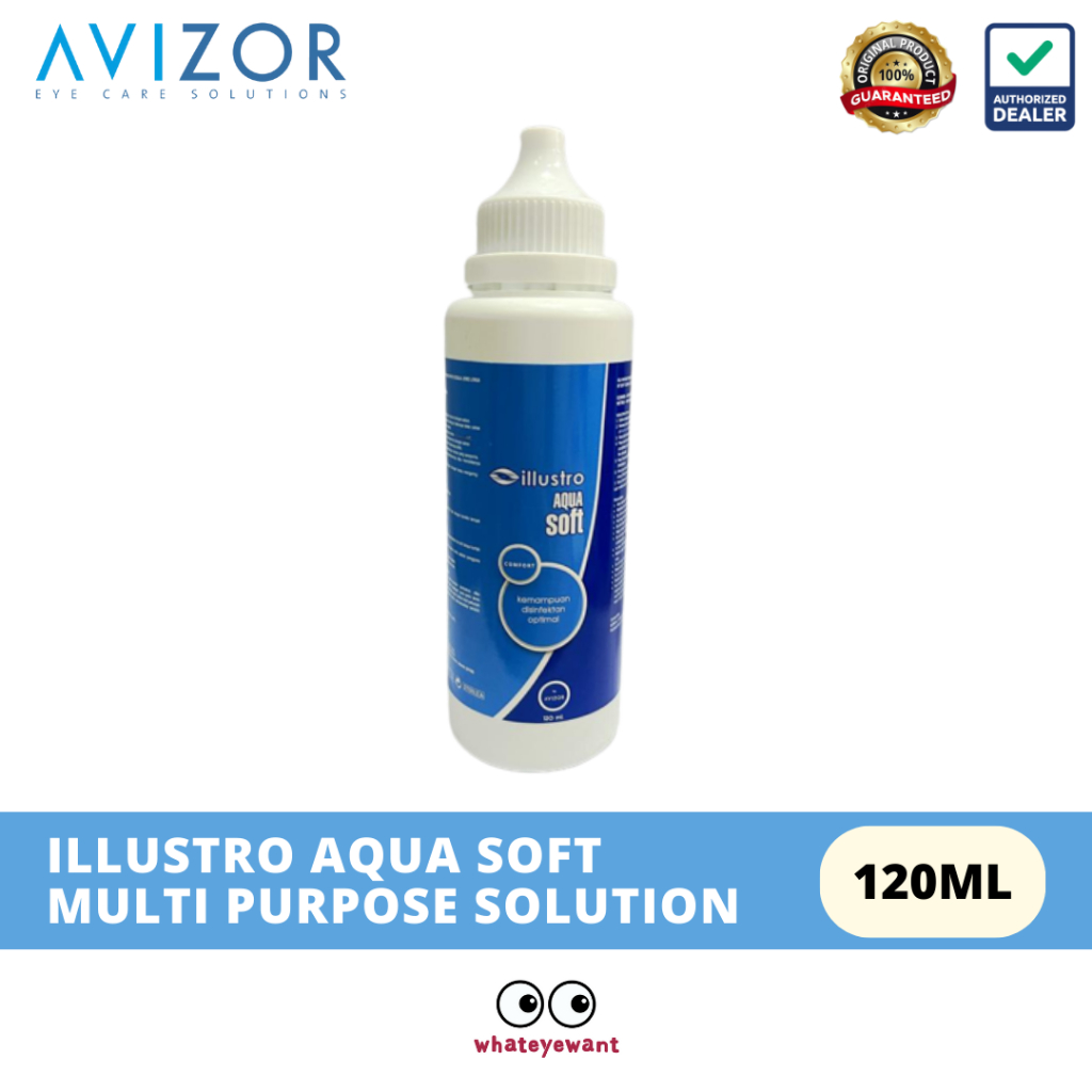 Jual Illustro Aqua Soft Cairan Softlens 120ml | Shopee Indonesia