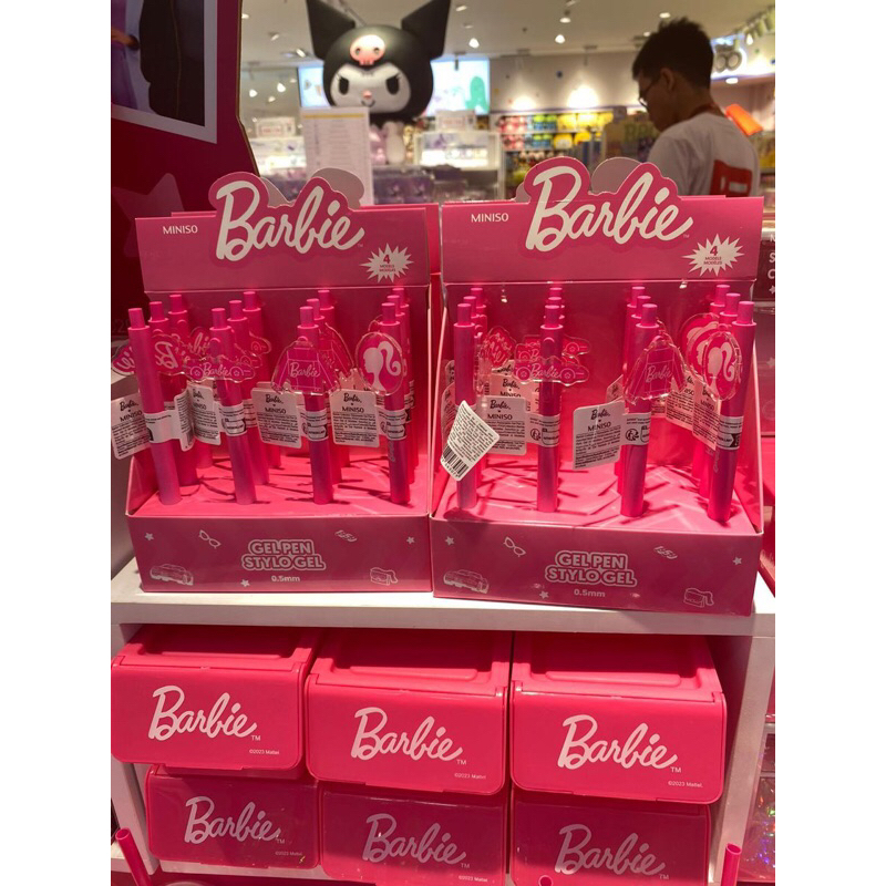 Jual MINISO X BARBIE stylo pen gel pulpen barbie pink edition | Shopee ...
