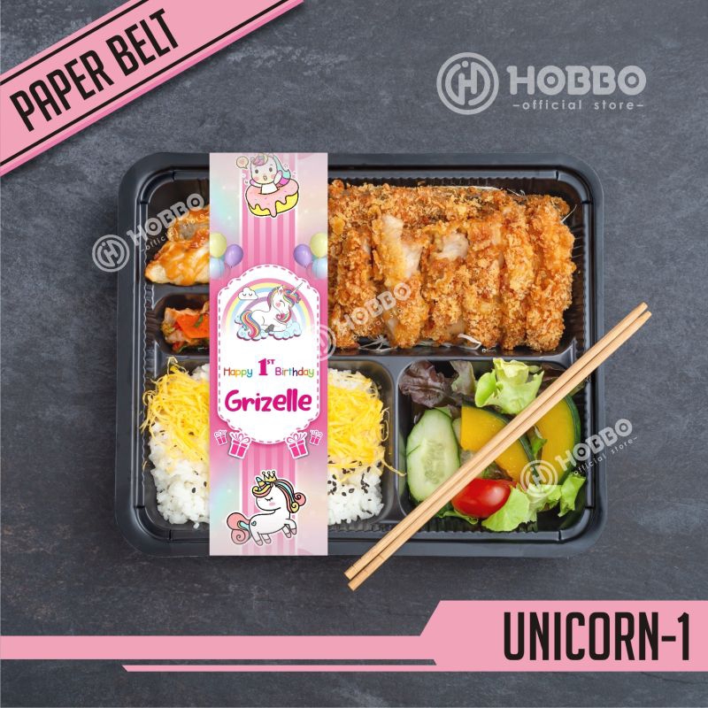 Jual Paper Belt Ultah Karakter - Birthday Paperbelt - Perlengkapan Ulang Tahun - Nasi Bento ...