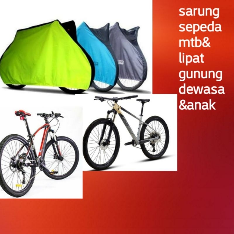 Jual Sarung cover sepeda gunung mtb lipat bmx semua tive sepeda ...