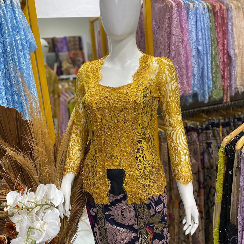 Jual Kebaya Full Payet Tepi | Kebaya Bali Modern | Kebaya Payet ...
