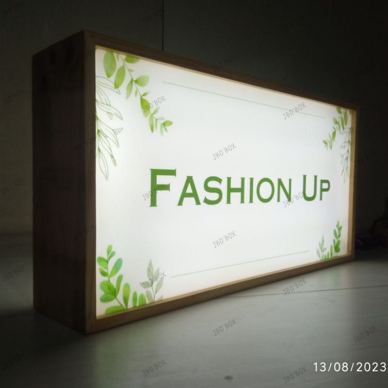 Jual Light Box 60x30 - Lampu LED Kotak / Lightbox / LED Lamp Box / Neon ...