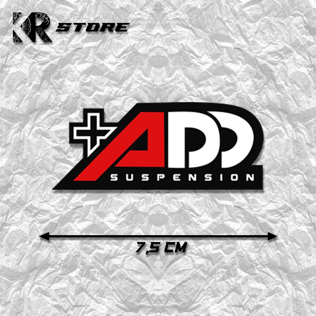 Jual Sticker ADD SUSPENSION Sticker Racing | sticker motor | sticker ...