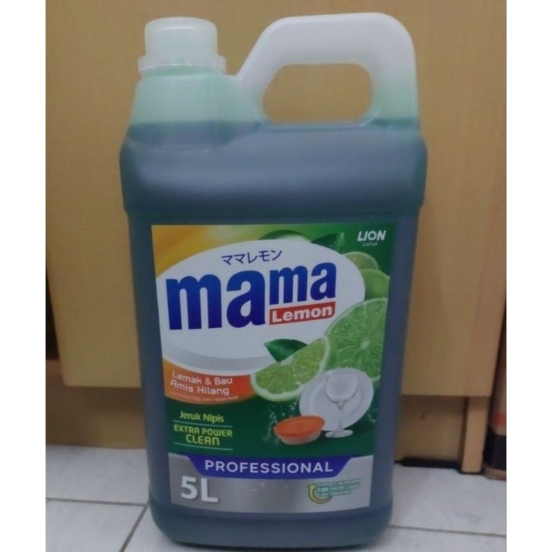 Jual MAMA LEMON SABUN CUCI PIRING JERUK NIPIS 5 LITER | Shopee Indonesia