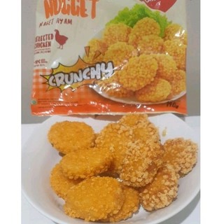 Jual Belfood nugget crunchy frozen / nuget ayam crispy frosen / naget ...