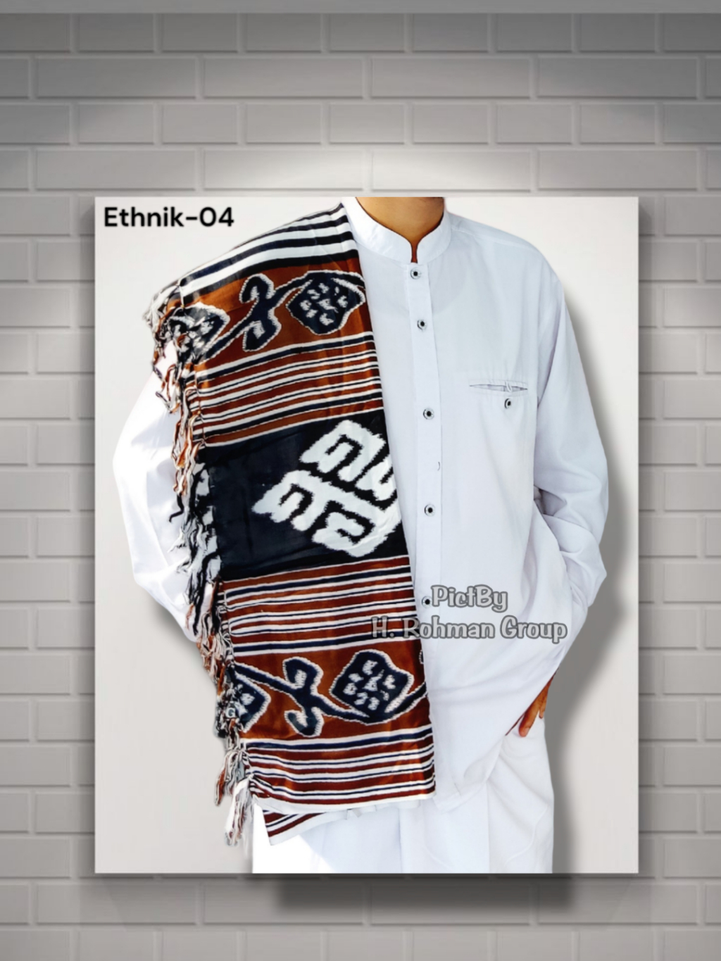 Jual Baru Sorban Rida Arida Solo Motif Trompah Logo Majlis Rasulullah ...