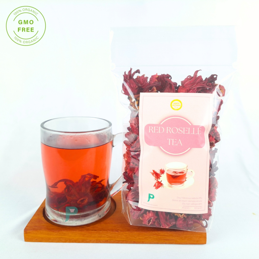 Jual Teh Bunga Rosella Merah Kering Natural 100% / Roselle Tea 100% Natural | Shopee Indonesia