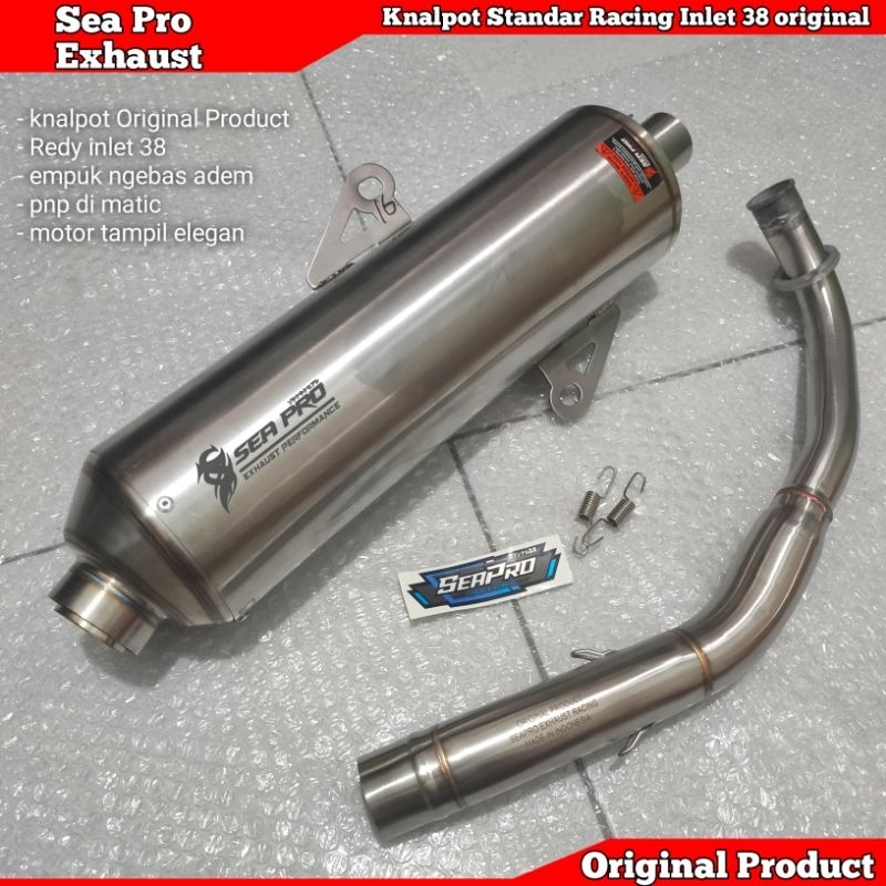 Jual Knalpot Standar Racing Inlet 38 Nmax Old Nmax New Aerox Old Aerox New Pcx Vario Lexi ...
