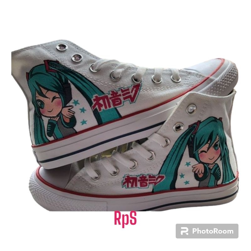 Jual Sepatu Custom Hatsune Miku | Shopee Indonesia
