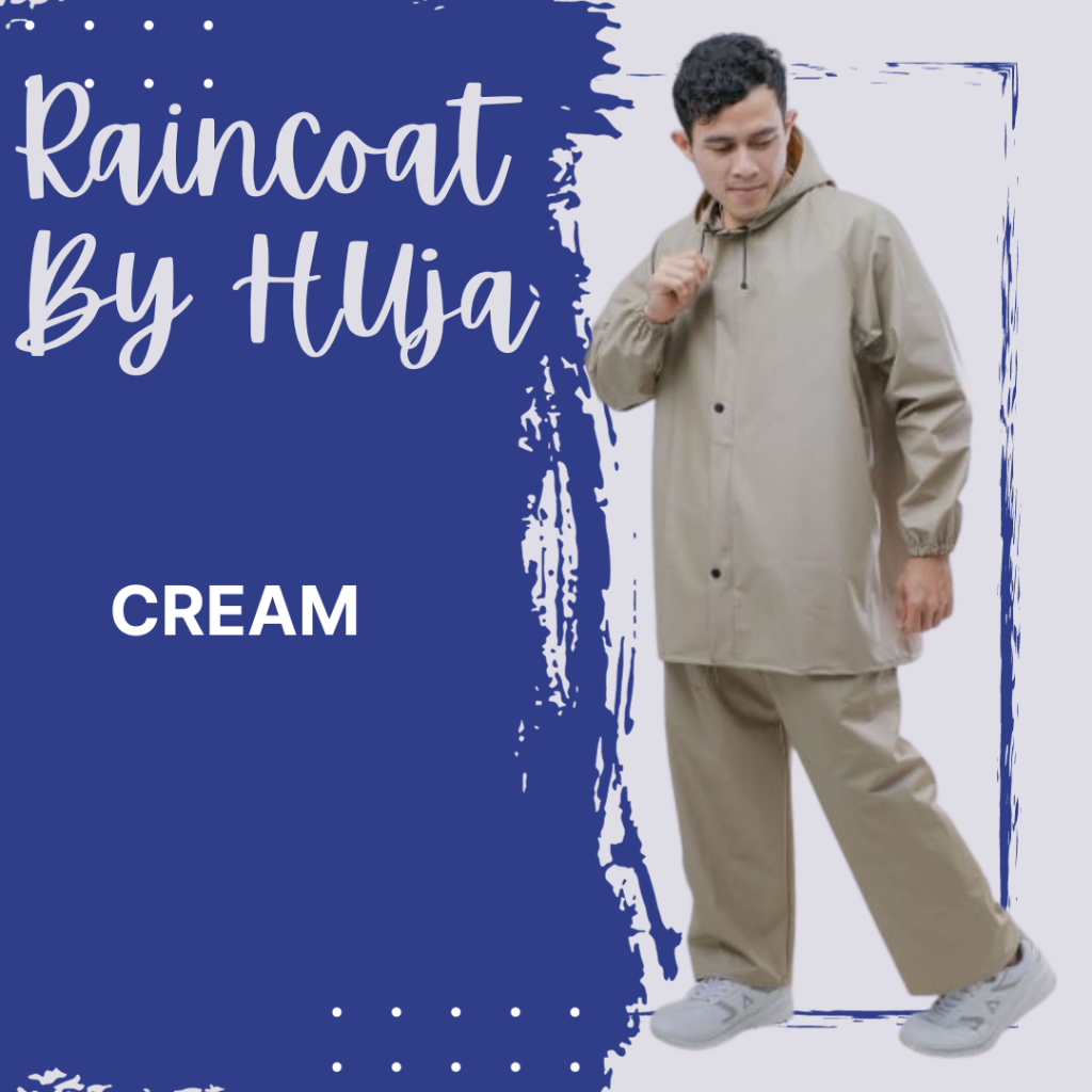 Jual HUJA Jas Hujan Motor Unisex Pria Wanita Raincoat Setelan Pakaian ...