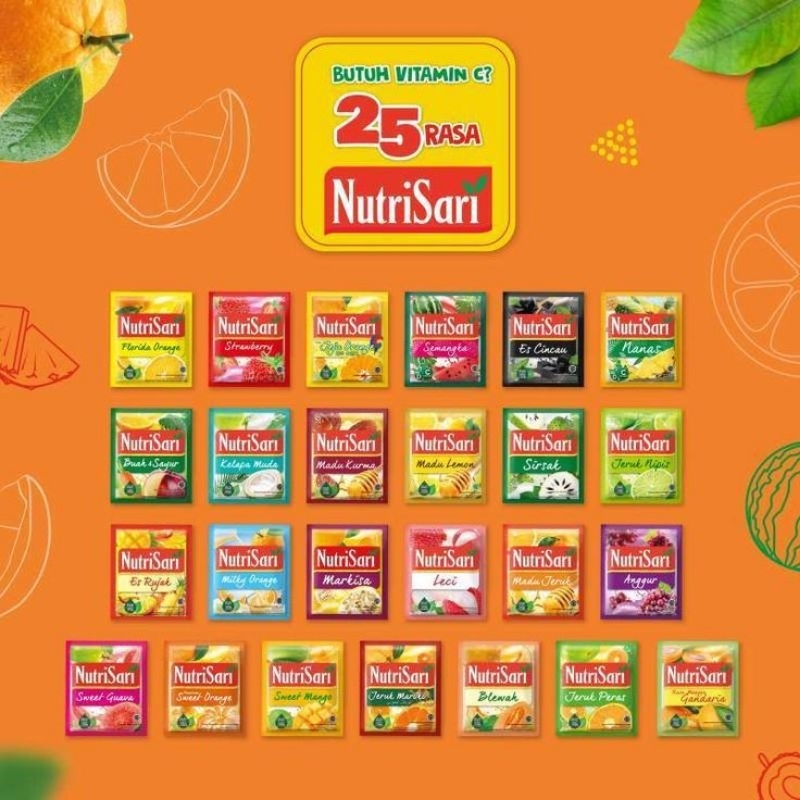 Jual NutriSari All Varian Rasa (pack) | Shopee Indonesia