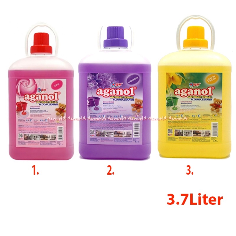 Jual Yuri Aganol 3.7L Anti Bacterial Floor Cleaner Lavender Lemon Fresh ...