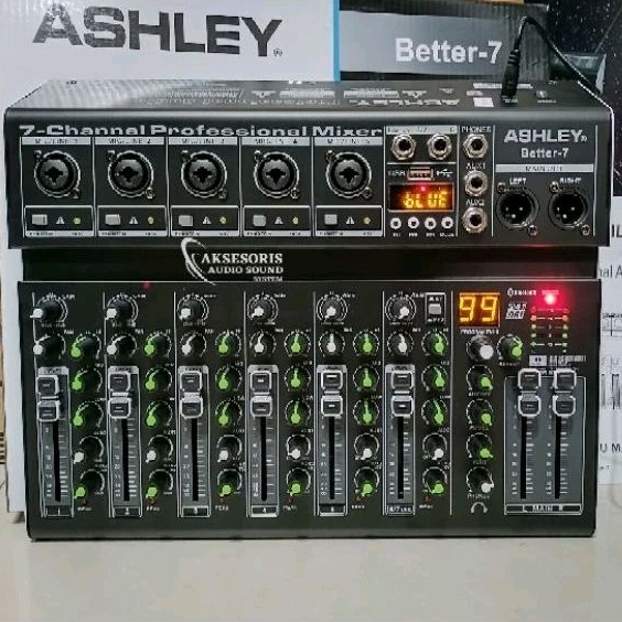 Jual Mixer Ashley Better 7 Original Product Efek Digital Reverb 99Dsp Terbaru kualitas bagus ...