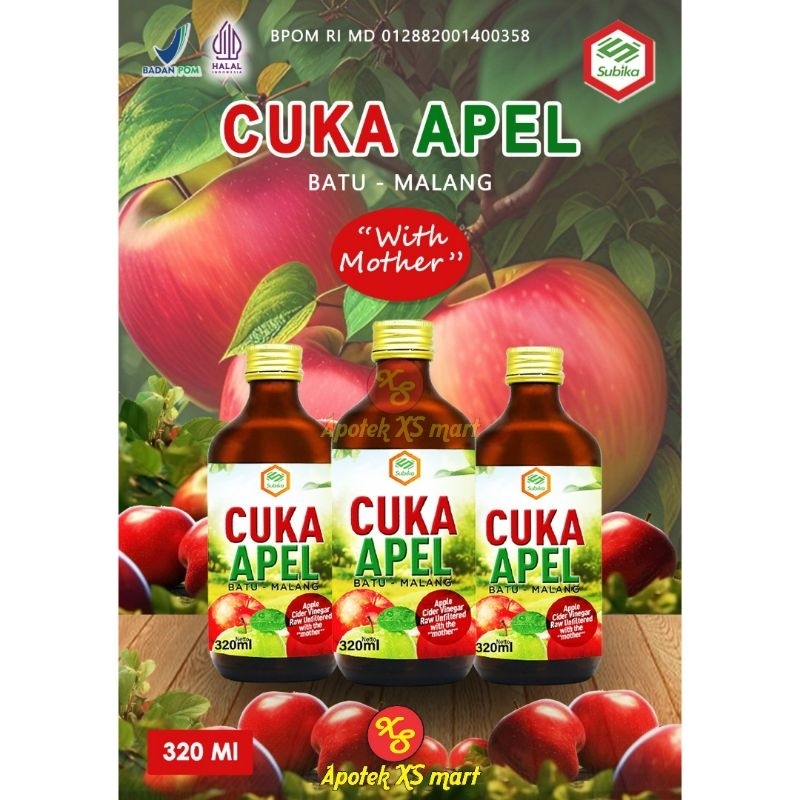 Jual SUBIKA CUKA APEL BATU MALANG DIET PENCERNAAN KOLESTEROL JANTUNG ...