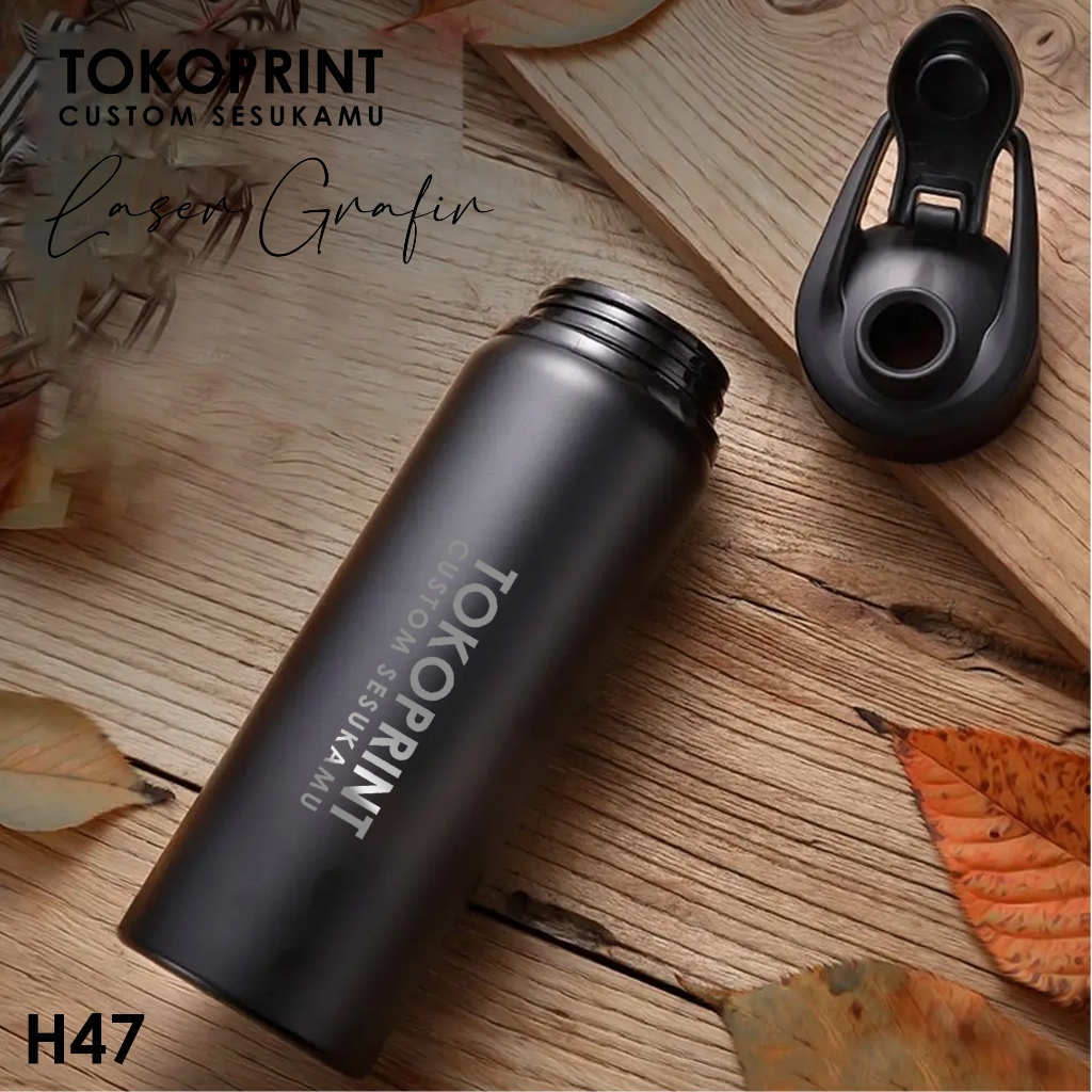 Jual Custom Laser Grafir H47 500ml Botol Air Stainles Steel Tumbler ...