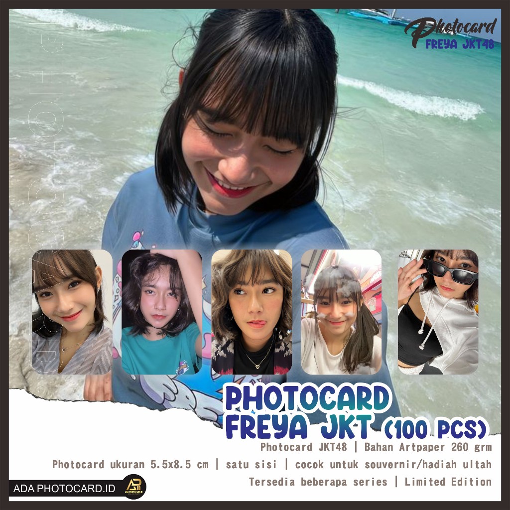 Jual Photocard Freyanashifa Jayawardana JKT48 isi 100 Pcs (Bonus Stiker ...