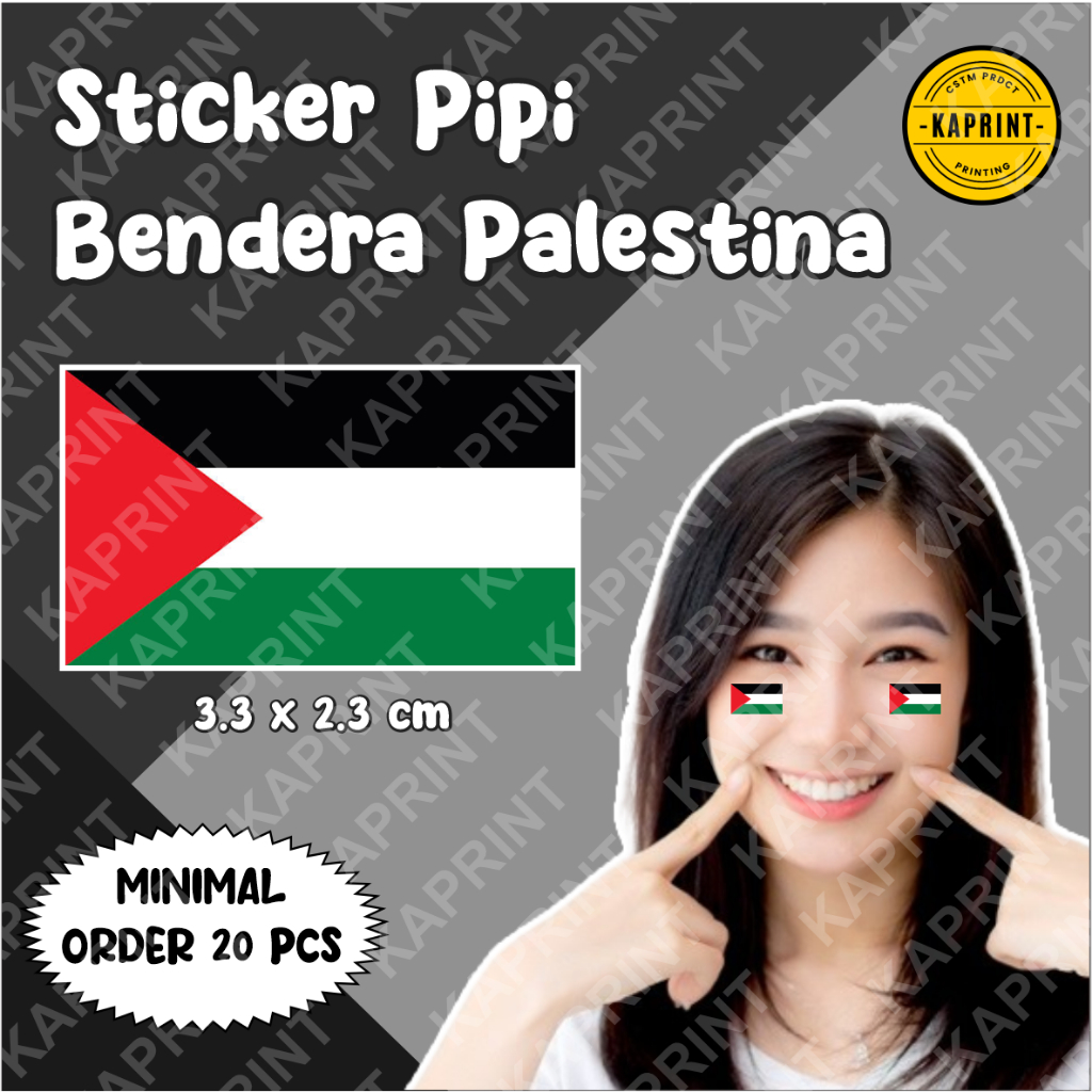 Jual SETIKER STIKER STICKER BENDERA PALESTINA PALESTINE PALESTIN GAZA ...